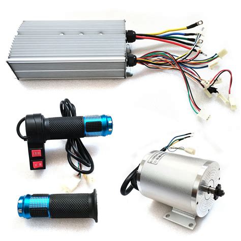 Miumaeov 3000w Brushless Dc Motor Kit 72v High Speed Motor Electric Scooter E Bike Silver