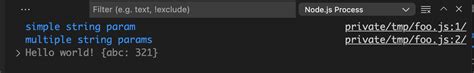 Js Debug Console Log Type Messages Do Not Include Source Links If Additional Objects Are Present