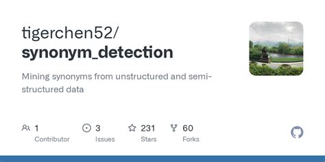 Github Tigerchen52synonymdetection Mining Synonyms From