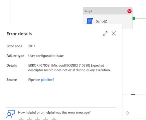 Azure Unable To Call The Snowflake Procedure With Argumet From Adf Script Activity Stack