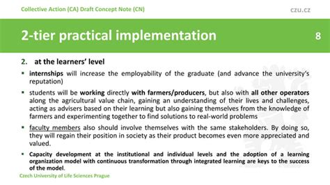 Collective Action On Transformative Learning Ppt