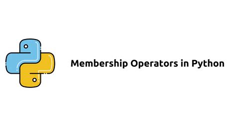 Membership Operators In Python