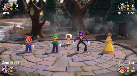 Mario Party Superstars 1074 Horror Land Daisy Vs Waluigi Vs Mario Vs