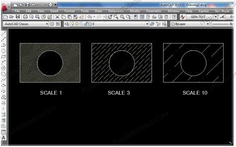 เรียน Autocad ออนไลน์ฟรี ปรับสเกลให้ Hatch ใน Autocad ให้สมส่วน