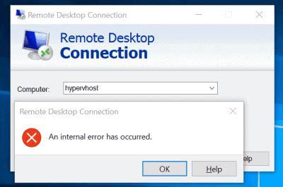 RDP An Internal Error Has Occurred Server Error Fixes