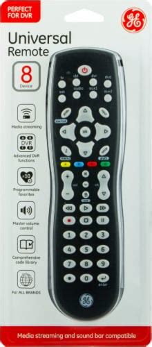 Ge 8 Device Universal Remote Black 1 Ct Pick ‘n Save