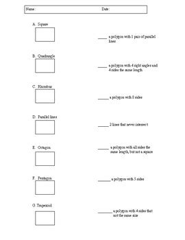 Geometry Quiz By Mr Postmans Classroom TPT