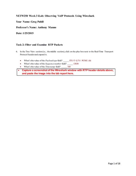 NETW250 W3 ILab Report Gpubill DOCX