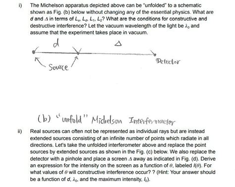 B Figure A Below Shows A Michelson Interferometer