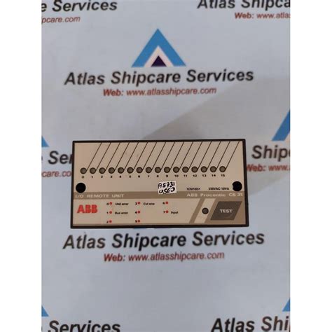 ABB ICSI D I O REMOTE UNIT Atlas Shipcare Services