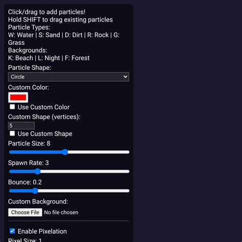 Interactive Sand Simulation
