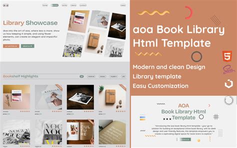Web Templates For Library Management
