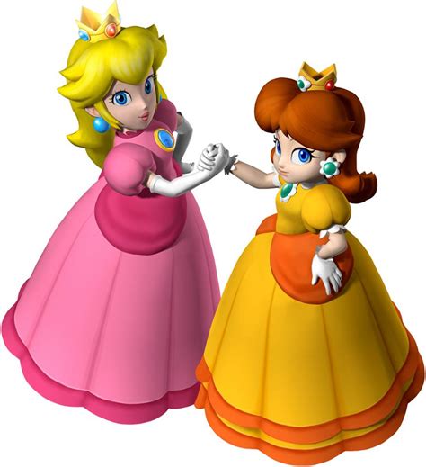 Princess Daisy And Princess Peach Kissing
