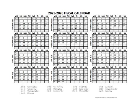 Fiscal Year Calendar 2025 26 Rose B Vazquez