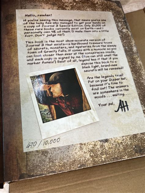 Gravity Falls Journal 3 Special Edition By Alex Hirsch And Rob Renzetti 2017 Hardcover For