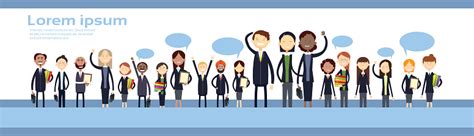 민족 비즈니스 사람들 그룹 전체 길이 믹스 인종 사업가와 경영자에 대한 스톡 벡터 아트 및 기타 이미지 경영자 고용과 노동 기업 재무와 산업 Istock