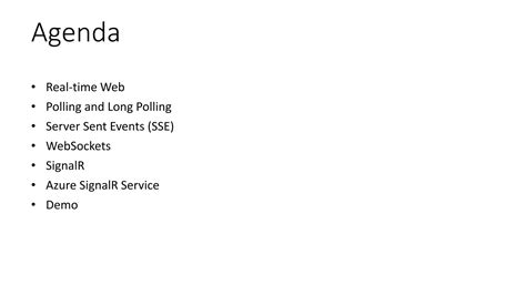 Azure Signalr Service Ppt