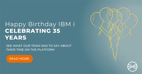 Celebrating 35 Years Of The Ibm I