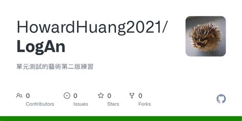 Github Howardhuang2021logan 單元測試的藝術第二版練習
