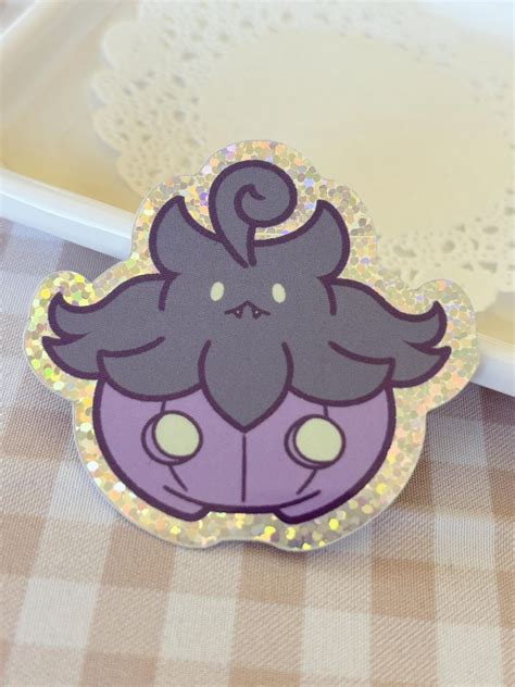 Shiny Pumpkaboo Holo Sticker Etsy