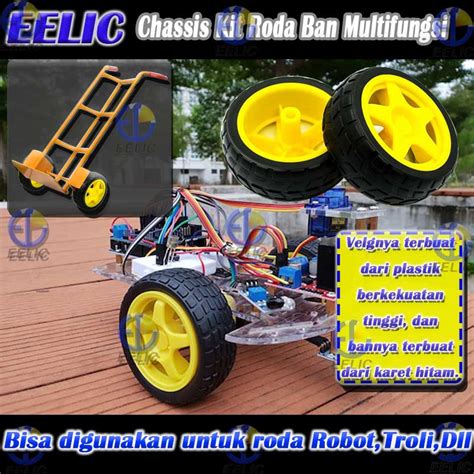 Jual EELIC ROA P MM Roda Ban Smart Car Robot Roda Multifungsi Roda Mobil Untuk Troli Dan
