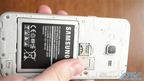 Как вставить SIM-карту в Samsung Galaxy J3 (2016) (XDRV.RU) - YouTube