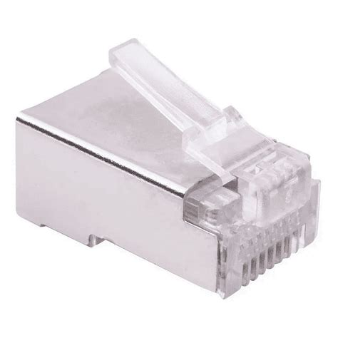 Conector Ethernet Rj45 Metalico Cat 5 20 Unid Knasta Chile