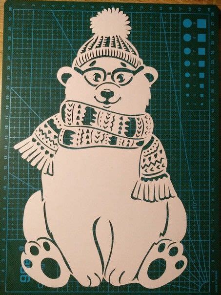 Шаблон Открытки аппликации Рождественские узоры Зимние поделки