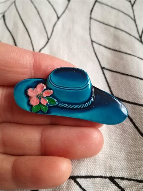 Вінтажна брошка капелюшок — ціна 59 грн у каталозі Брошки Купити аксесуари за доступною ціною на