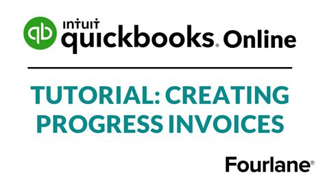Quickbooks Online Advanced Tutorial Creating Progress Invoices