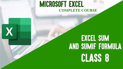 Microsoft Excel Hindi Urdu Tutorials Use Of Sum Formula In Ms Excel