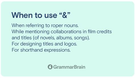 What Is An Ampersand How To Use Them Grammar Examples Grammarbrain