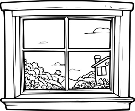 Download Home Window Window Home Design Royalty Free Vector Graphic