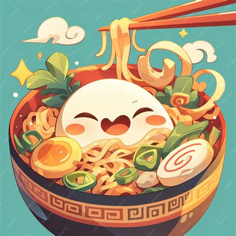 Premium Vector Shaanxi Biang Biang Noodles And Rich Flavors