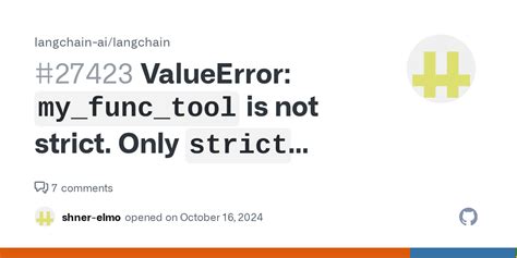 Valueerror `myfunctool` Is Not Strict Only `strict` Function Tools Can Be Auto Parsed After