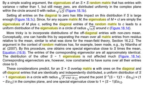 reference request eigenvalues of a simple random matrix girko s