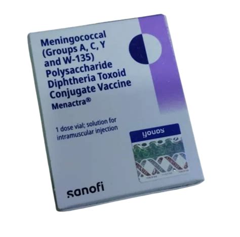Menactra Sanofi Meningococcal Solution Intramuscular Injection At ₹ 4898 Box In Chennai