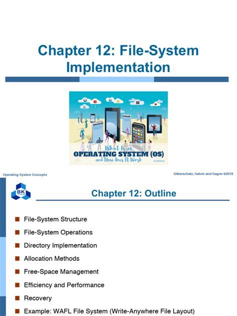 Chapter 12 File System Implementation Silberschatz Galvin And Gagne