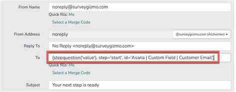 Using Merge Codes With Alchemer Workflow Integrations