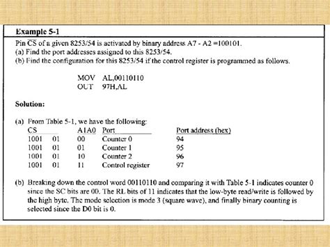 825354 Timer Section 5 1 825354 Timer Description