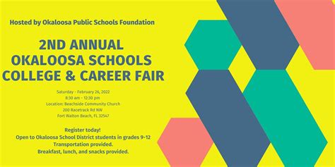 2022 Okaloosa Schools College And Career Fair Beachside Community Church