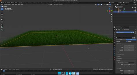 I Made Some Grass Using A Hair Particle System How Could I Make It Ripple And Wave In The Wind