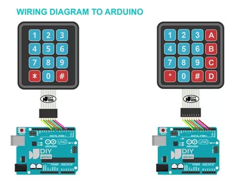 Diyables Teclado De Matriz De Membrana 3x4 4x4 Para Arduino 88990 En Aguachica Cesar
