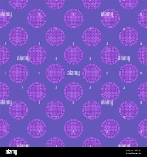 grow light bulb diodes vector phytolamp concept round seamless pattern in thin line style stock