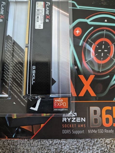 Gigabyte B650 Gaming X Ax Gskill Flare X5 32gb 16x2 Ddr5 6000mhz