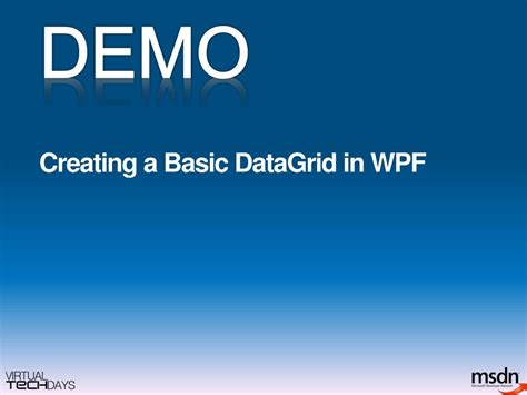 Ppt Building Data Centric Applications With The New Wpf Ribbon And