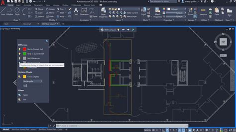 Introducing The Xref Compare Feature Autocad 2021 Youtube