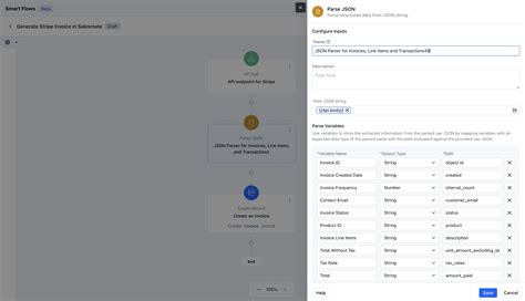 Parse Json Salesmate