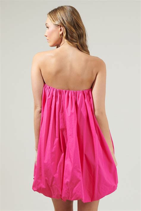 Delphi Strapless Bubble Mini Dress Little Dresses Mini Dress Bubble