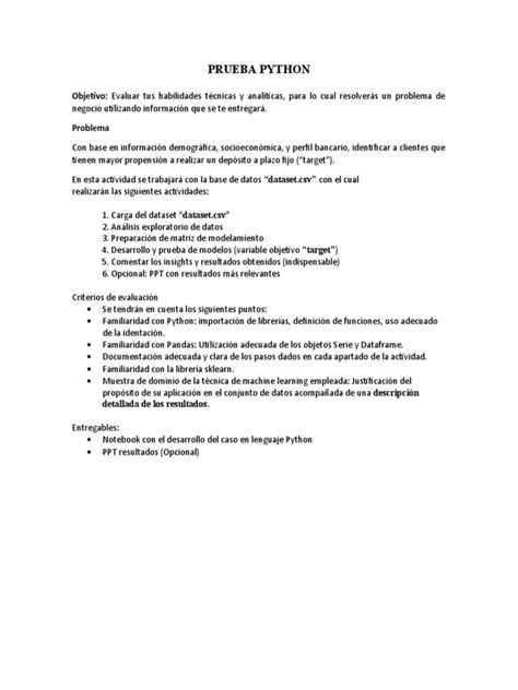 Caso De Uso Python Pdf